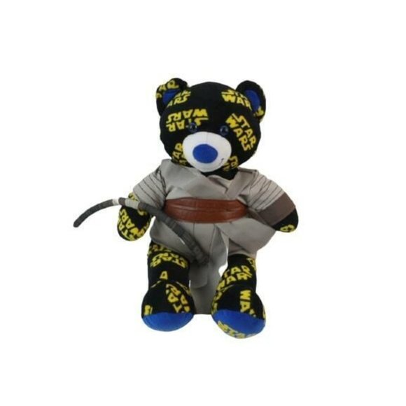 Build-A-Bear | Toys | Babw Black Star Wars Logo Bear In Rey Outfit With ...